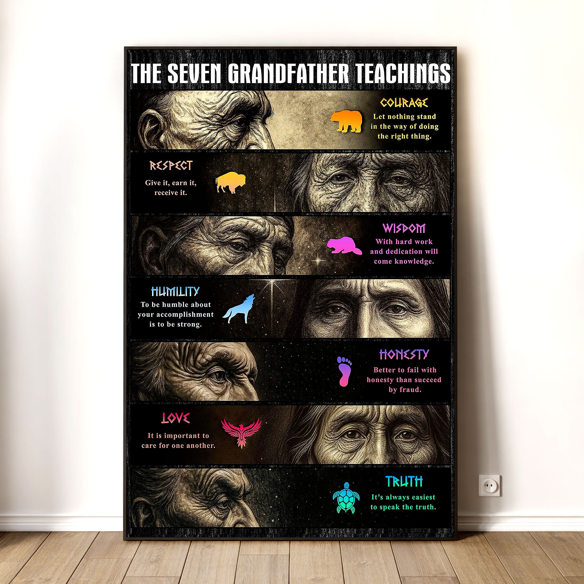 Native American Seven Grandfather Teachings - Indigenous Inspirational ...
