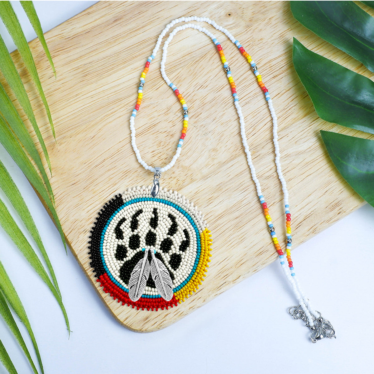 Native american style necklace store