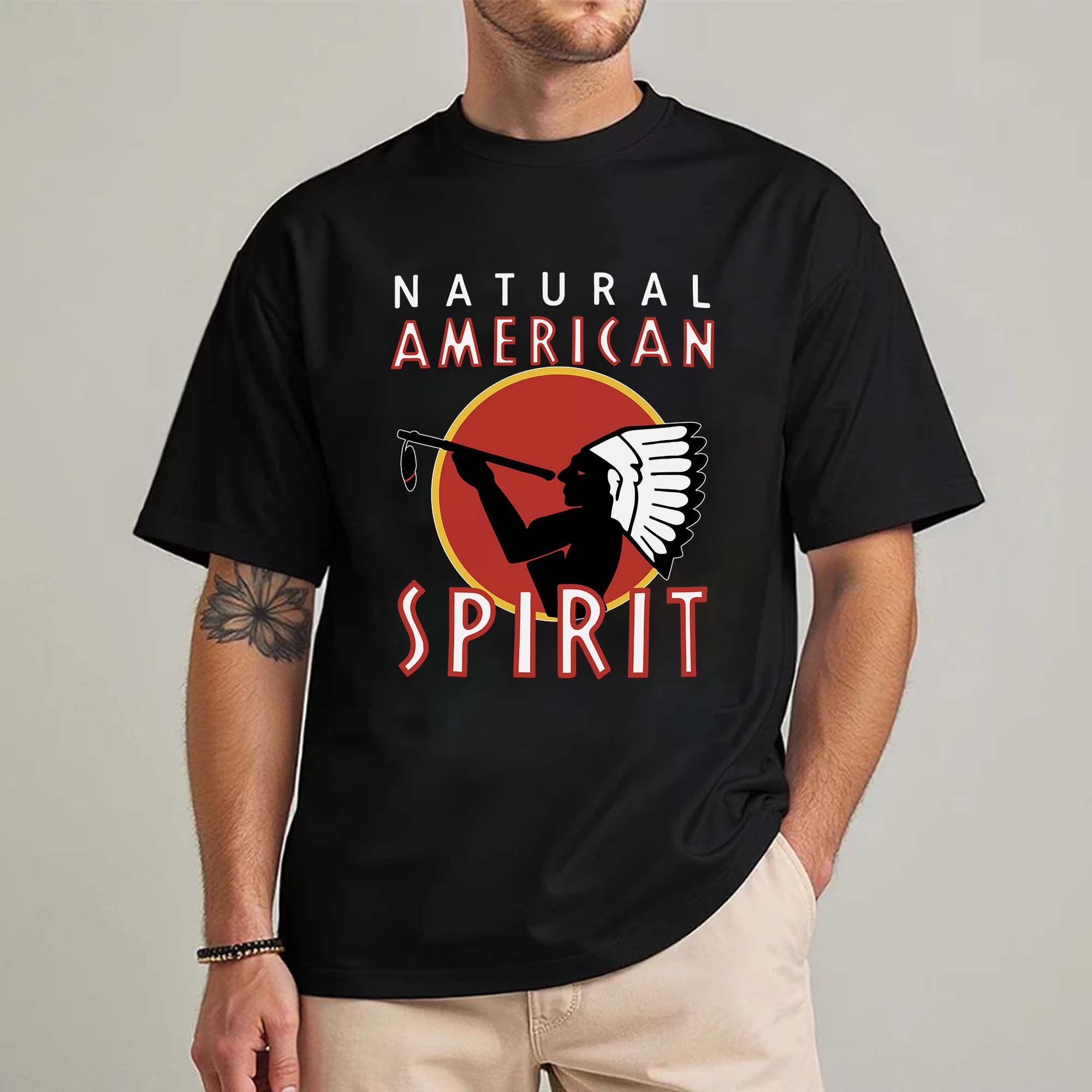 Native American Spirit - Cultural Heritage With Tribal Design Unisex T ...